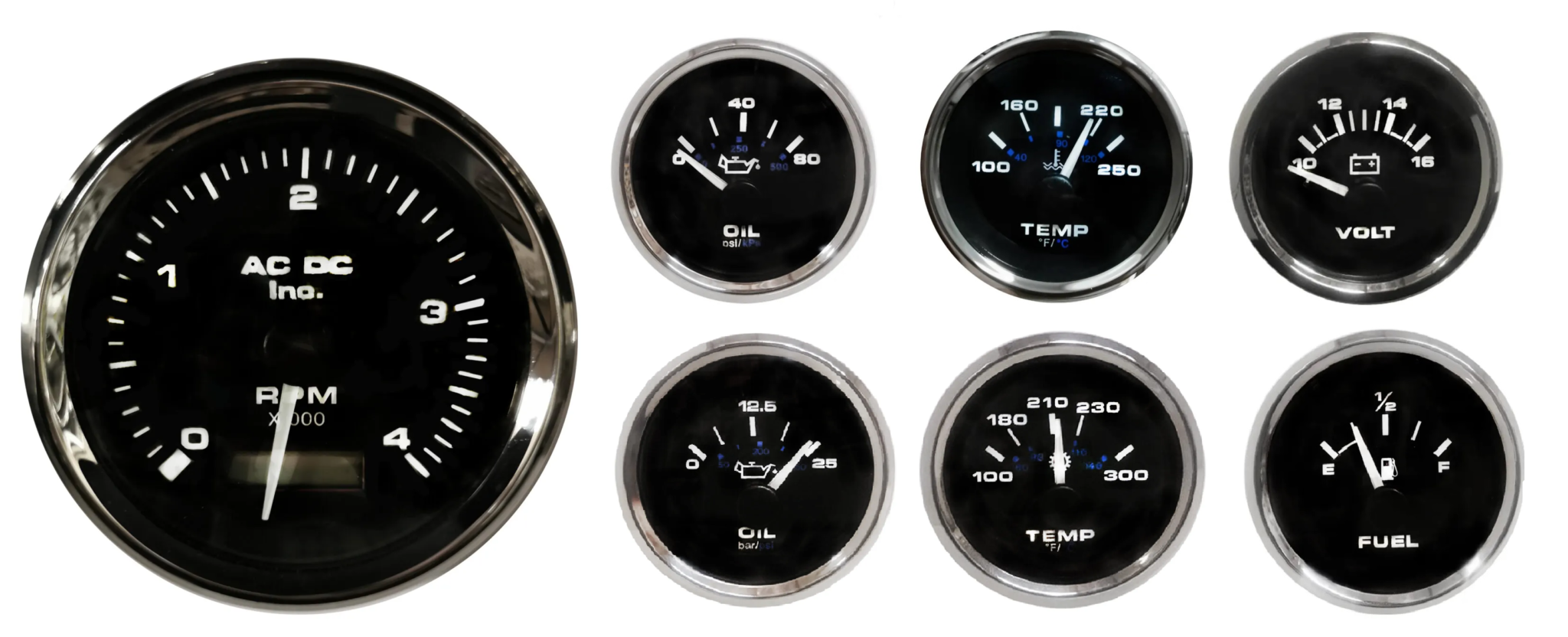 Cummins Diesel Control Panel with Rocker Switches 7 Premier Gauges ...