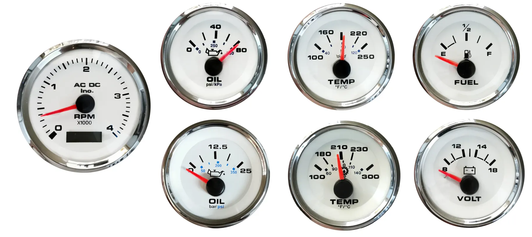 Cummins Diesel Control Panel with Rocker Switches 7 Premier Gauges ...