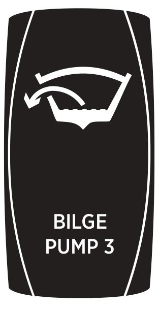 Bilge Pump 3 Switch Cover Actuator | AC DC Marine Inc. Marine Electric ...