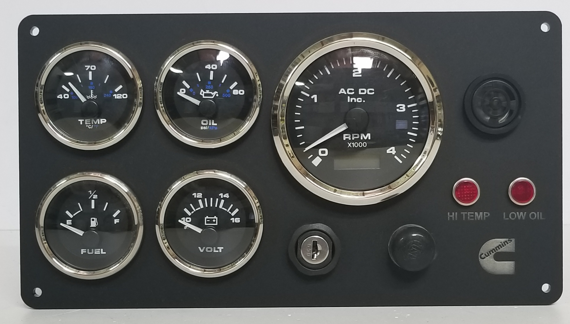 Cummins Marine Engine Instrument Panel – AC DC Marine Inc.