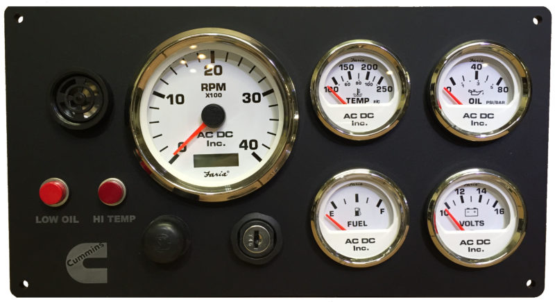 Cummins_2016 Panel | AC DC Marine Inc. Marine Electric & Engine ...
