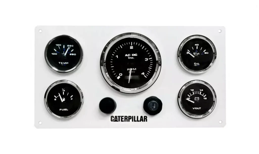 Caterpillar Marine Diesel Instrument Panel 5 Premier Gauges (Made in ...