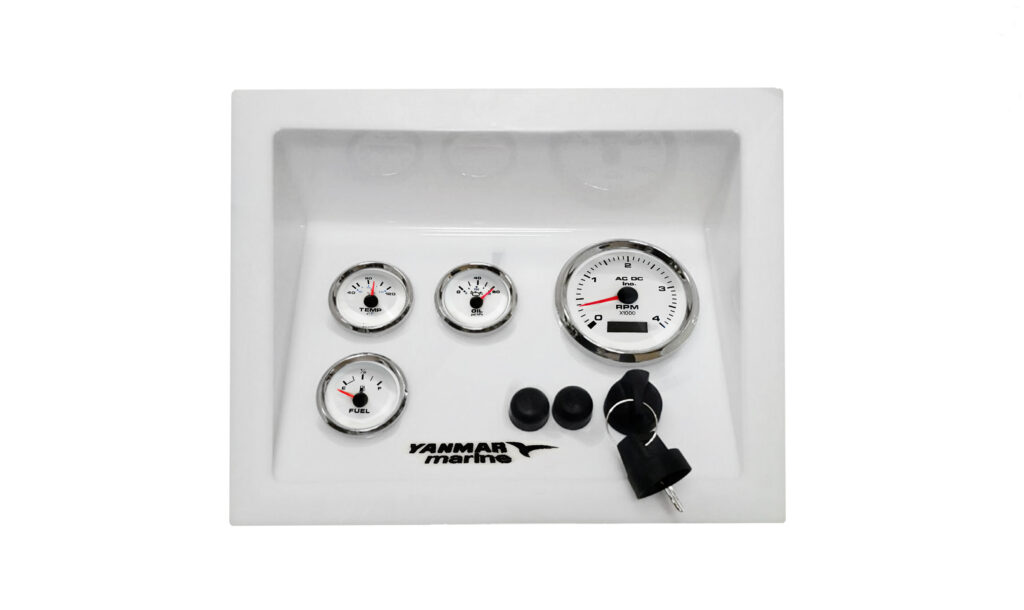 Yanmar Custom Recessed Engine Panel 4 Premier Gauges (Made in USA) | AC ...