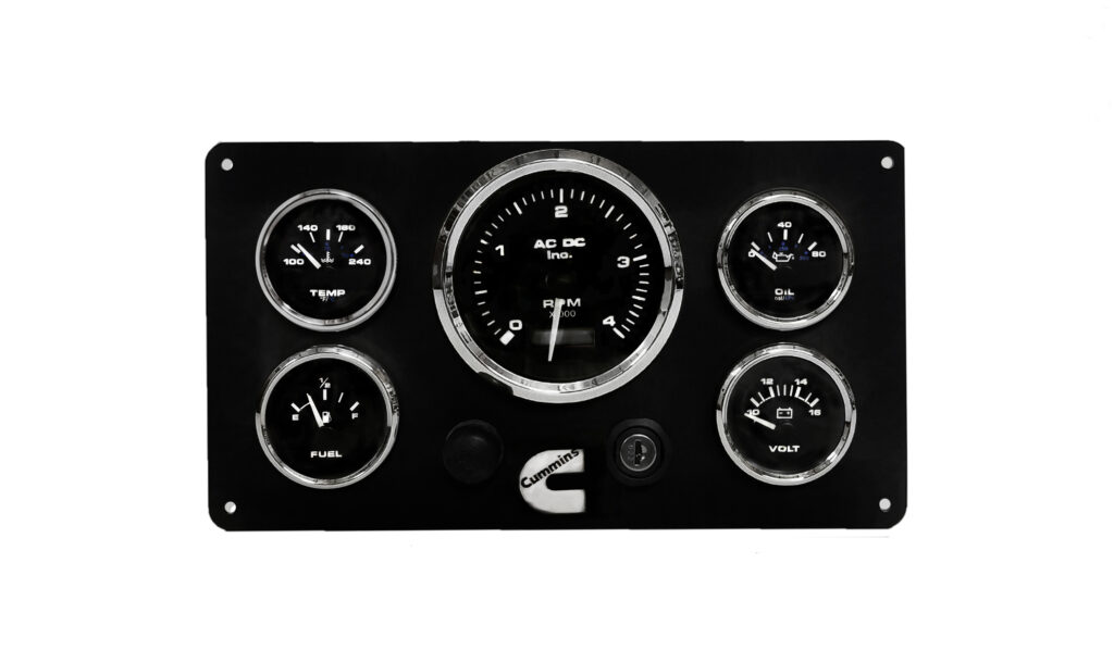 Cummins Diesel Instrument Panel 5 Premier Gauges (Made in USA) | AC DC ...