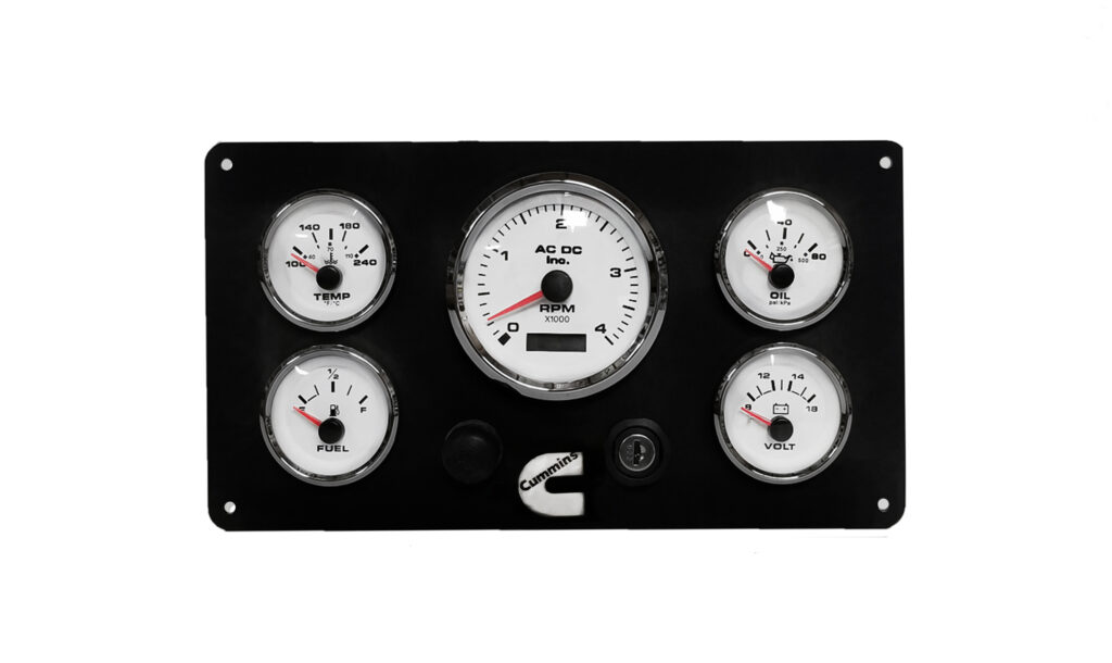 Cummins Diesel Instrument Panel 5 Premier Gauges (Made in USA) | AC DC ...