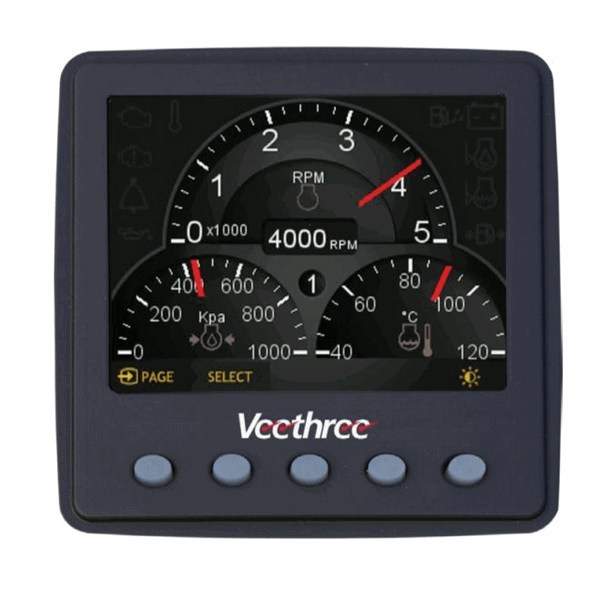 VeeThree NMEA 2000 Universal Engine GATEWAY / MONITOR | AC DC Marine Inc. Marine Electric ...