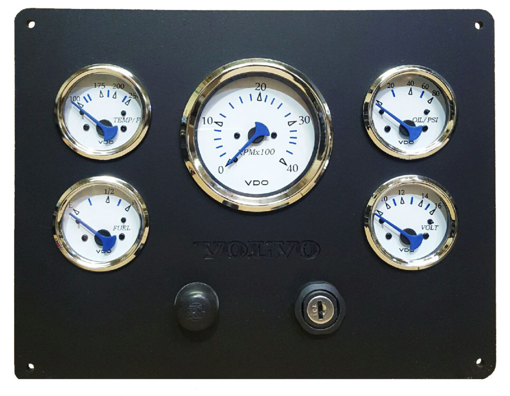 VDO Volvo Panel | AC DC Marine Inc. Marine Electric & Engine Instrument ...