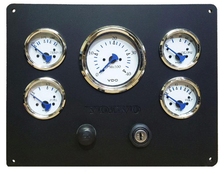 VDO Volvo Panel | AC DC Marine Inc. Marine Electric & Engine Instrument Supplies