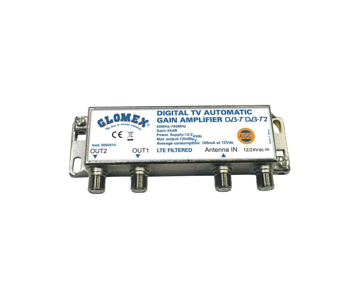 GLOMEX- 50023/14 – AUTOMATIC GAIN CONTROL AMPLIFIER (REPLACES 50023 ...