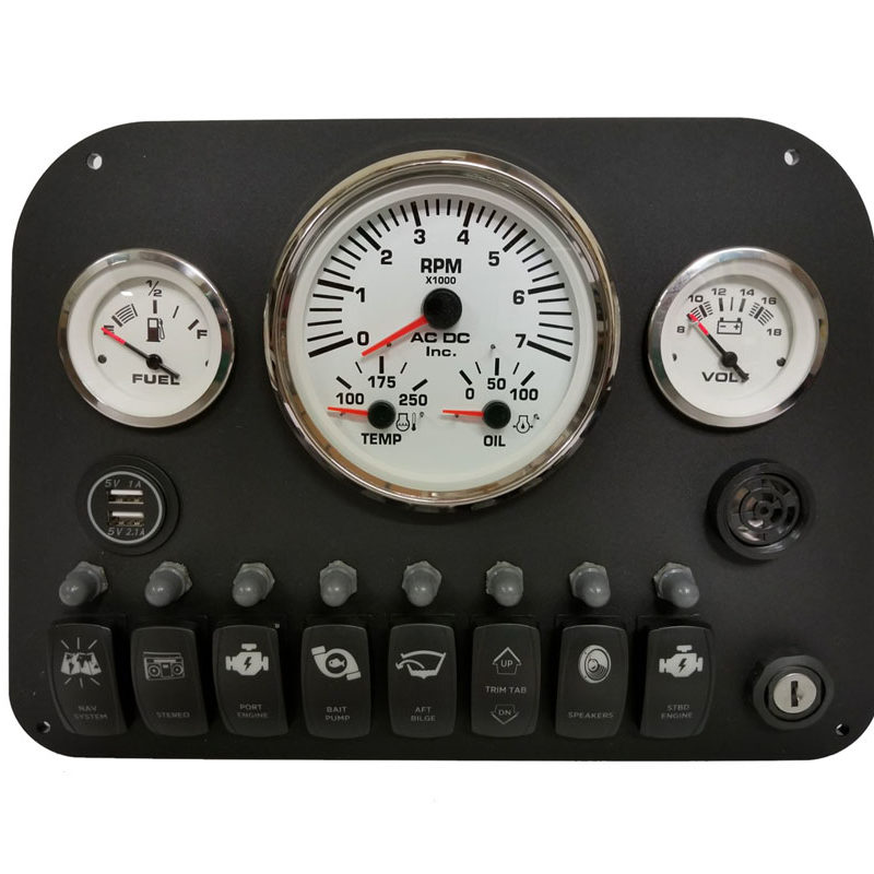 Caterpillar Marine Engine Instrument Panel