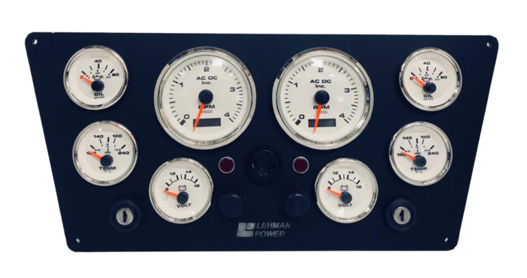 Custom Marine Engine Panels | AC DC Marine Inc. Marine Electric ...