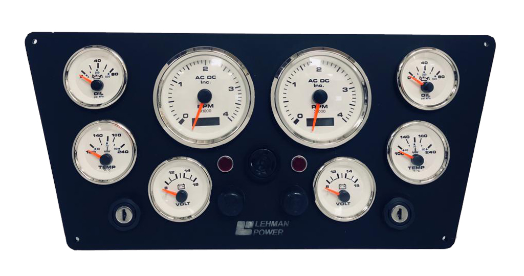 Custom Marine Engine Panels – AC DC Marine Inc.