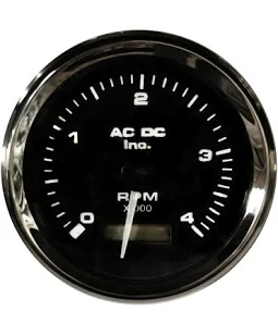 Yanmar Diesel Engine Panel with 1 Premier Tachometer + LED Multi-Alarm ...