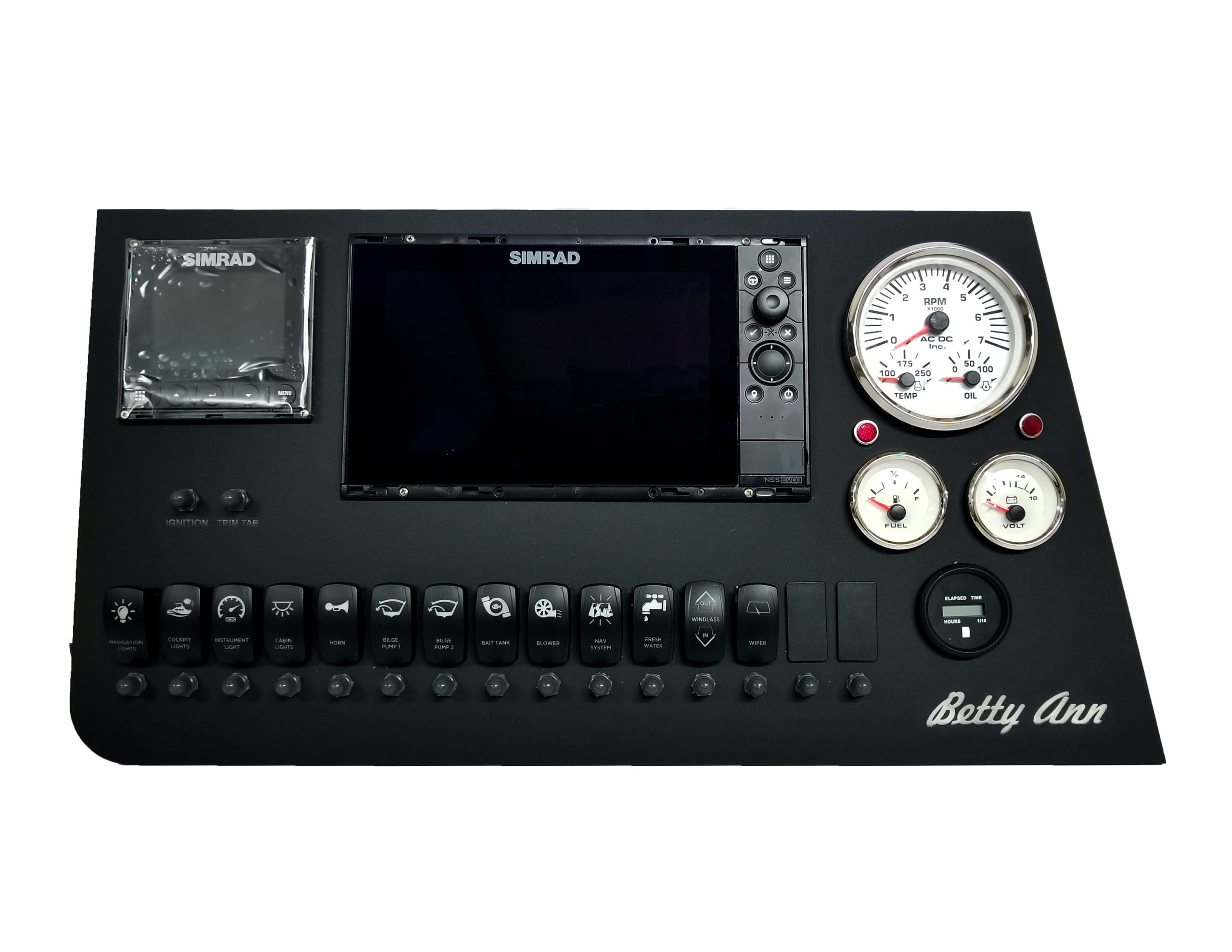 Custom Marine Engine Panels – AC DC Marine Inc.