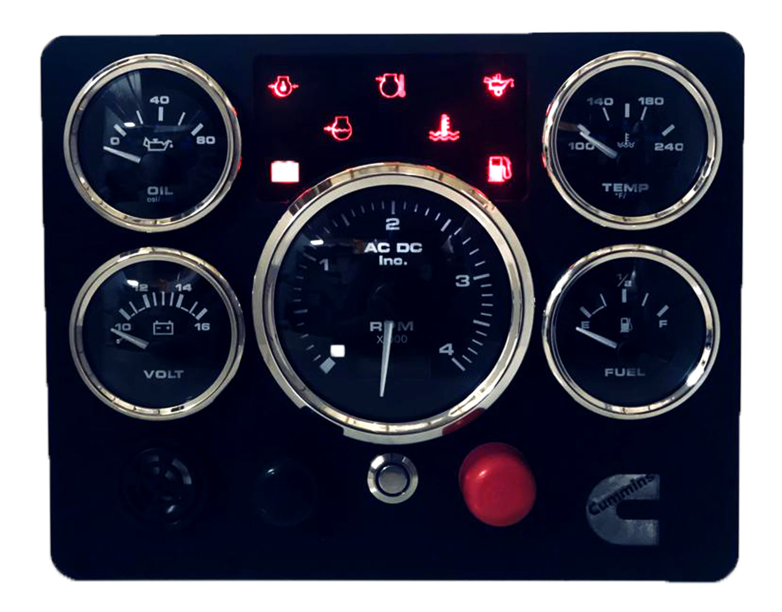 Custom Marine Engine Panels | AC DC Marine Inc. Marine Electric ...