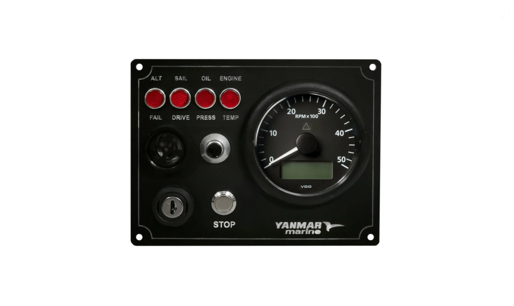 Yanmar Engine Control Panel 1 ViewLine VDO Tachometer | AC DC Marine ...