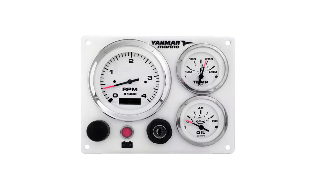 Yanmar Diesel Engine Instrument Panel 3 Premier Gauges (Made in USA ...