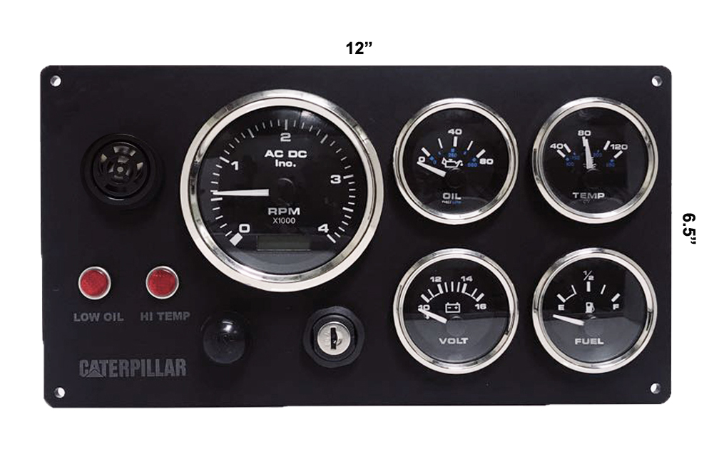 CATERPILLAR-BLK-12X6.5-R | AC DC Marine Inc. Marine Electric & Engine ...