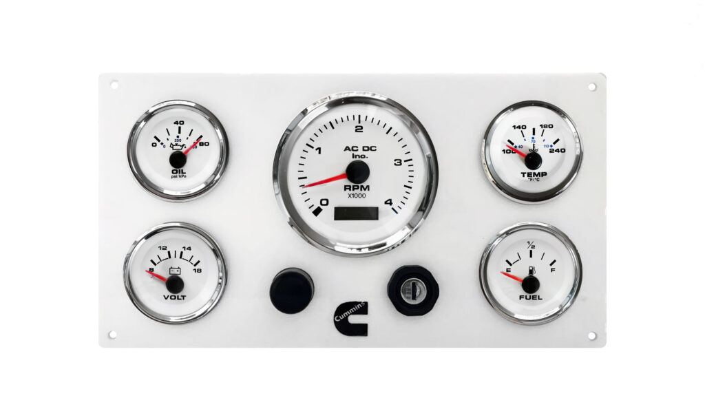 Cummins Diesel Engine Instrument Panel 5 Premier Gauges (Made in USA ...