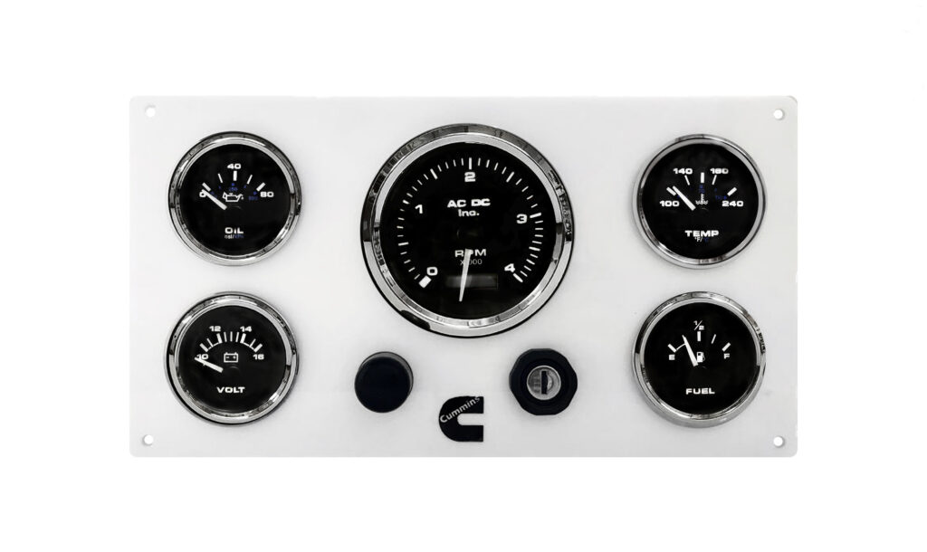 Cummins Diesel Engine Instrument Panel 5 Premier Gauges (Made in USA ...
