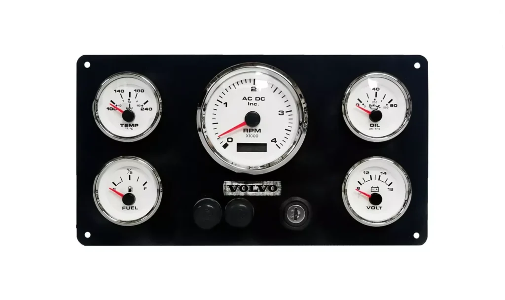 Volvo Marine Engine Instrument Panel 5 Premier Gauges (Made in USA ...