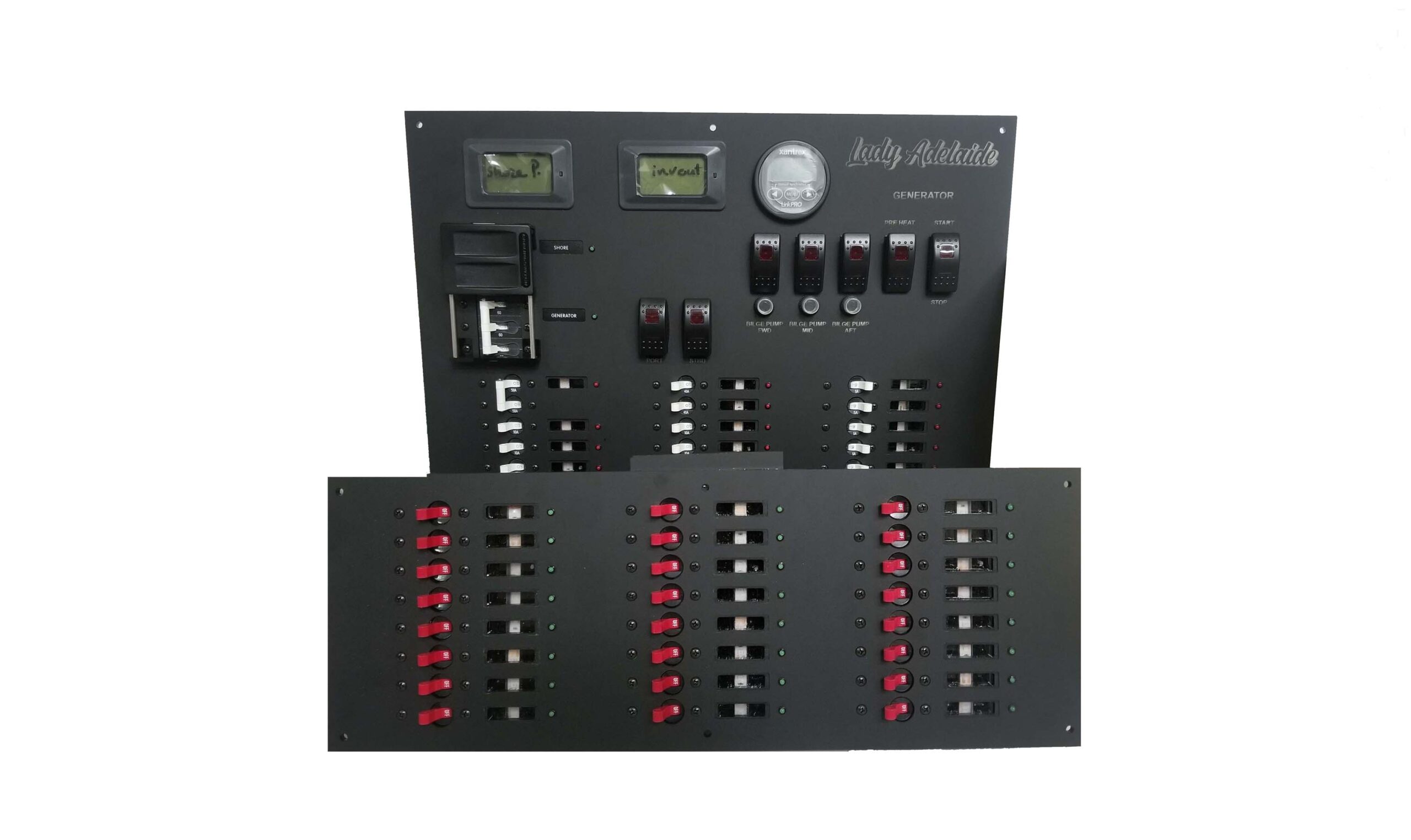 Custom Breaker Panel – Lady Adelaide | AC DC Marine Inc. Marine ...