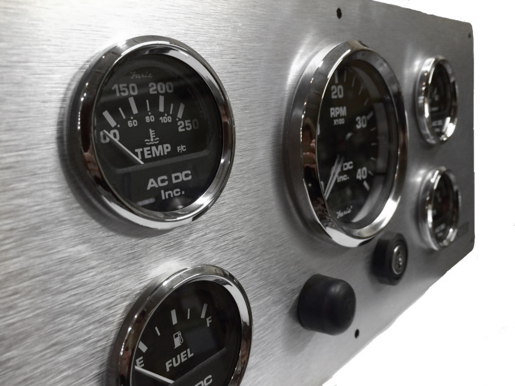 Hunter Instrument Panel – – AC DC Marine Inc. Marine Electric & Engine ...