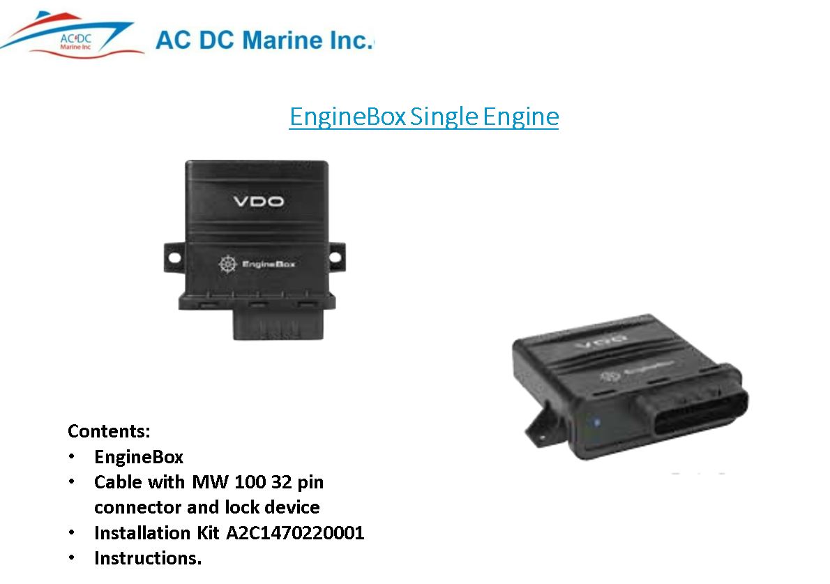 EngineBox Single Engine NMEA 2000 Converter | AC DC Marine Inc. Marine ...