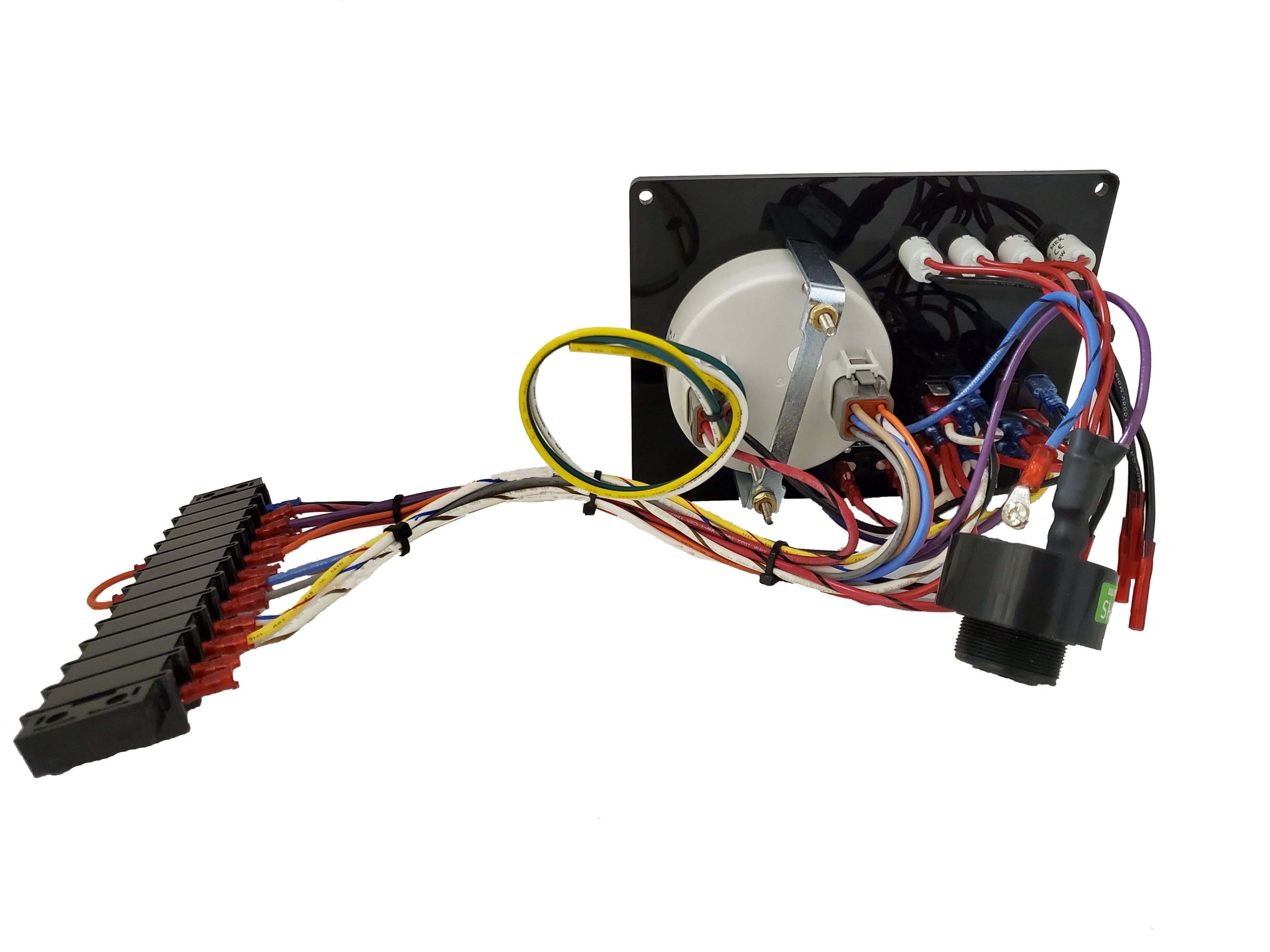 Yanmar Engine Panel with Rocker Switches 1 Datcon Tachometer | AC DC ...