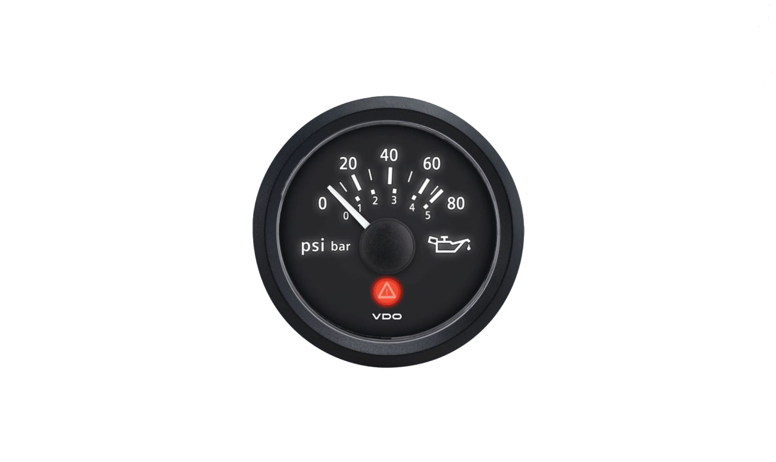 VDO Switzerland Marine Viewline Pressure 80 PSI/5 bar gauge 12/24 Volt ...