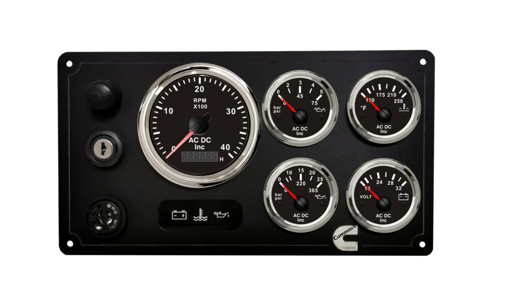 Cummins Instrument Panel with 5 OffShore Gauges (Made in USA) | AC DC ...