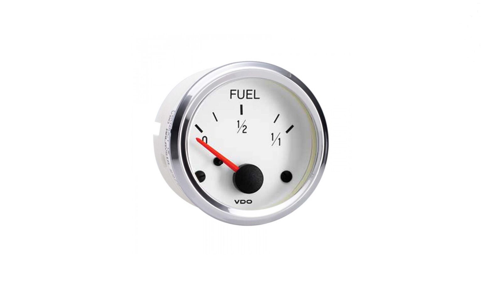 VDO Cockpit White & Chrome Fuel Gauge and ALAS Fuel Sender Kit | AC DC ...