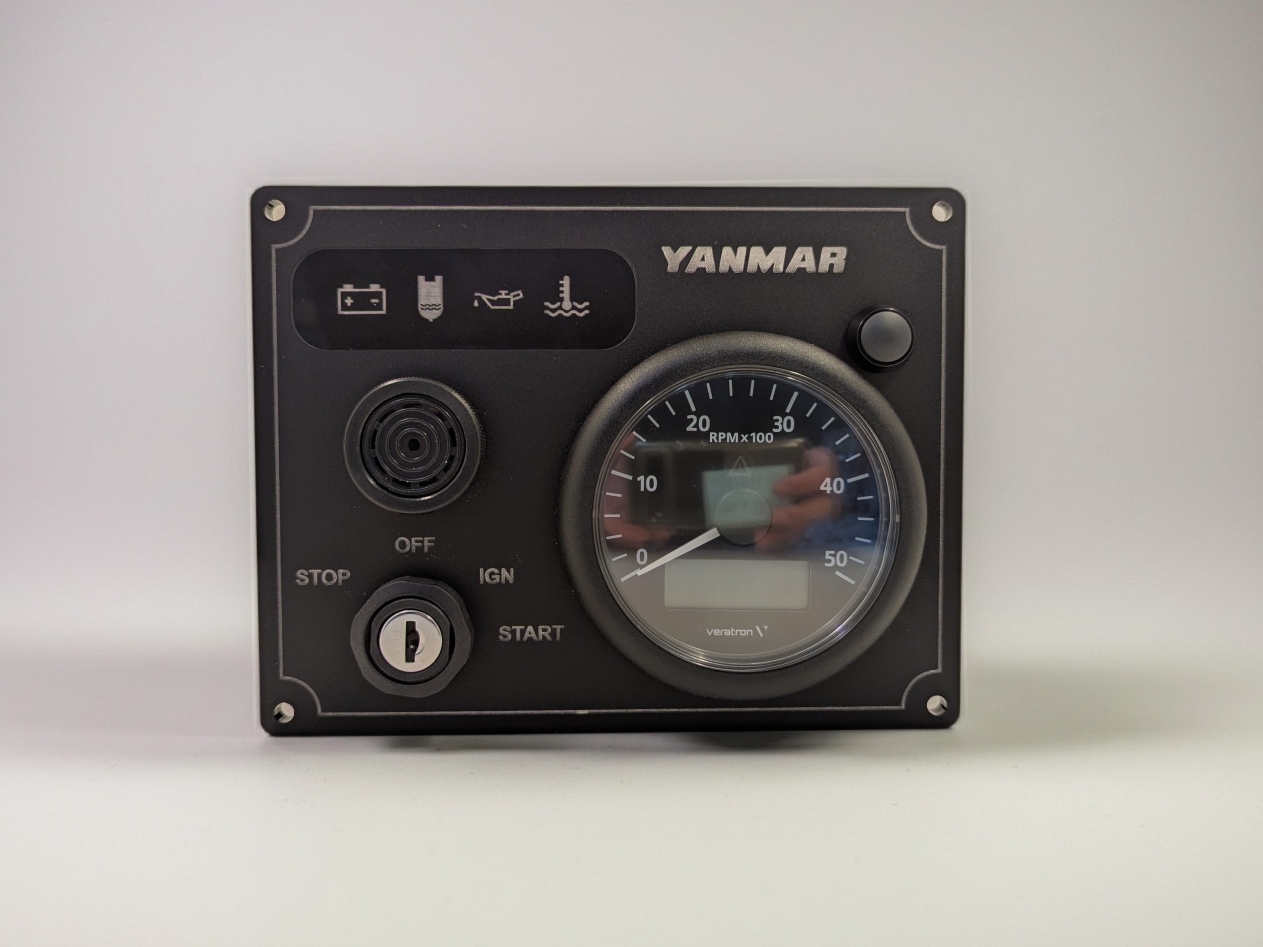 Yanmar Engine Control Panel 1 ViewLine VDO Tachometer | AC DC Marine ...