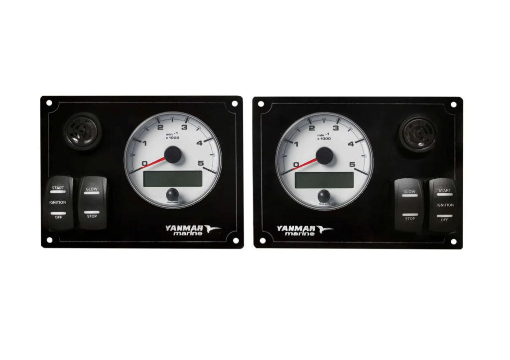 Dual Set of Yanmar Engine Panels with Rocker Switches 2 OceanLink ...