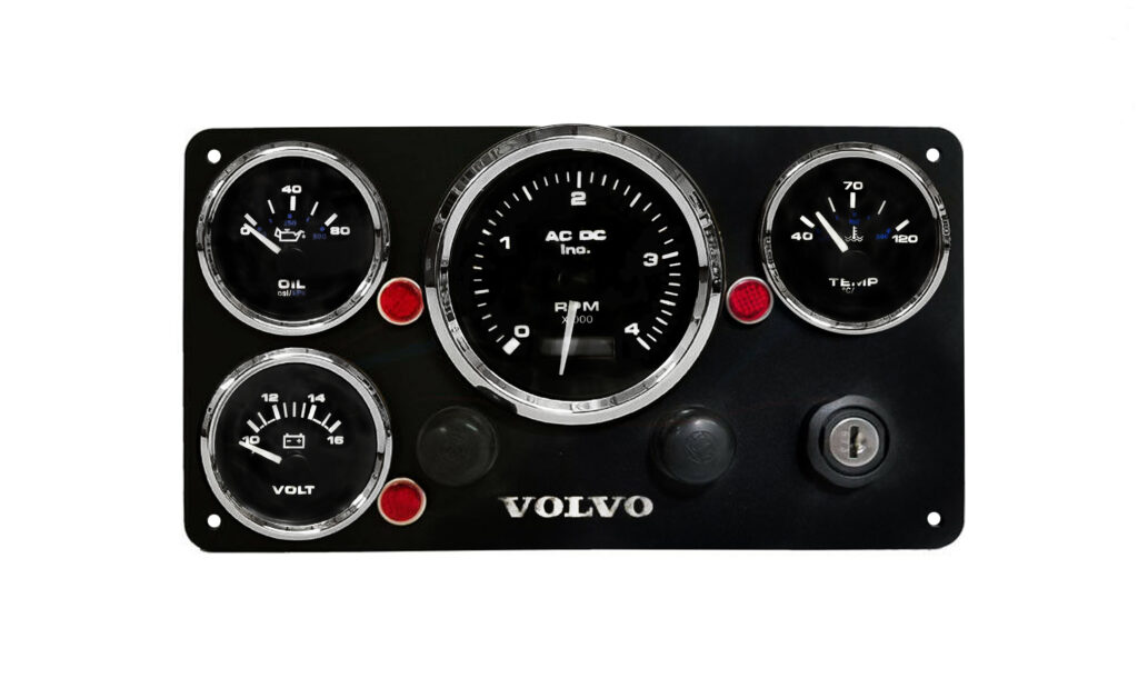 Volvo Engine Marine Instrument Panel 4 Premier Gauges (Made in USA ...