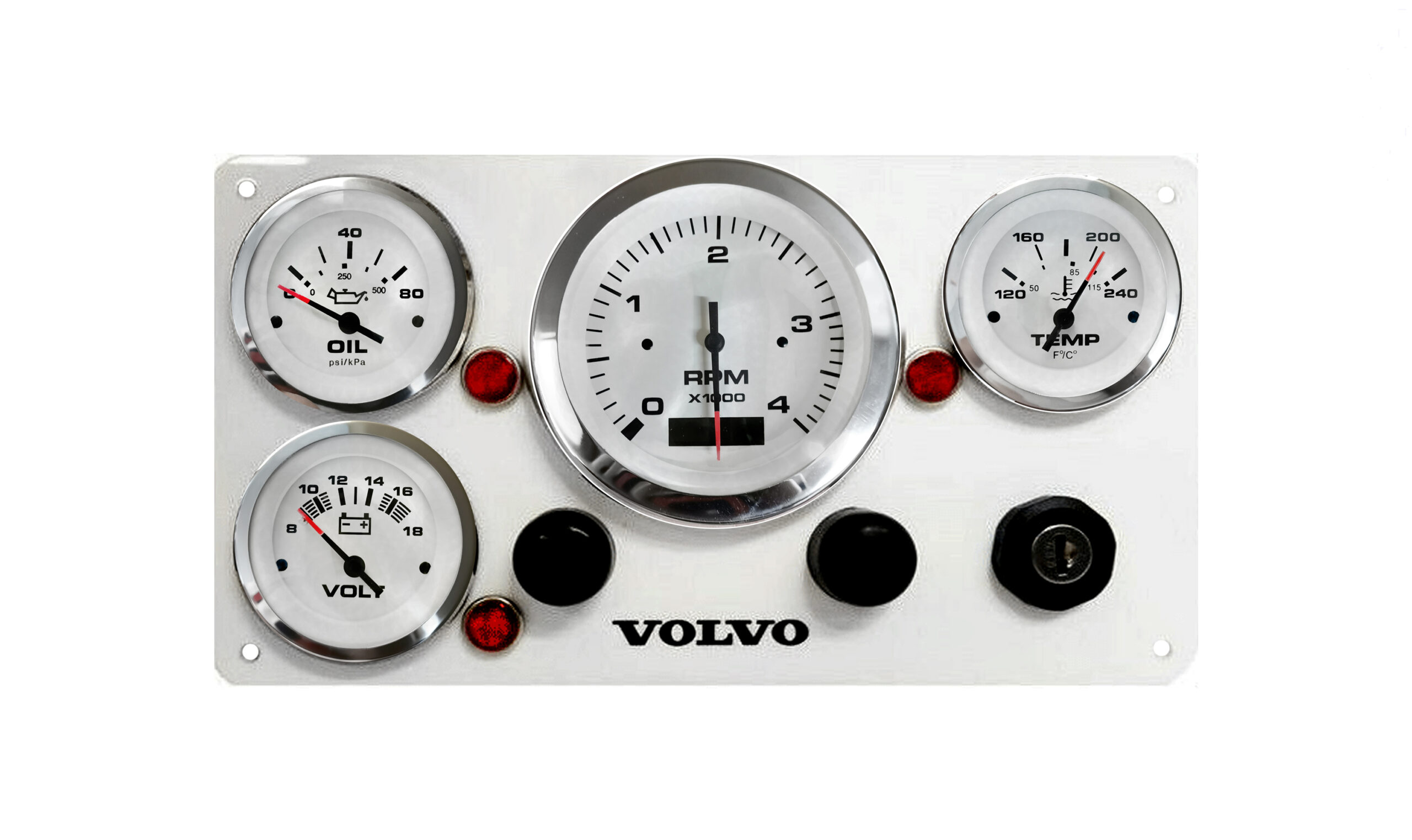 Volvo Engine Marine Instrument Panel 4 Premier Gauges (Made in USA ...