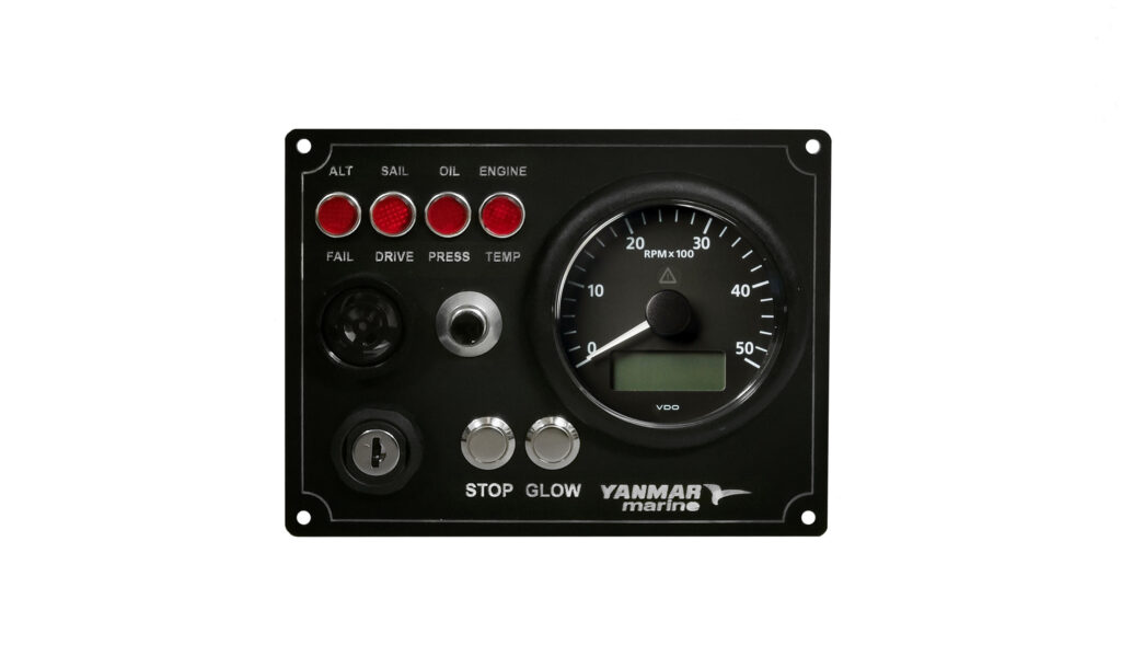 Yanmar Engine Control Panel 1 ViewLine VDO Tachometer | AC DC Marine ...