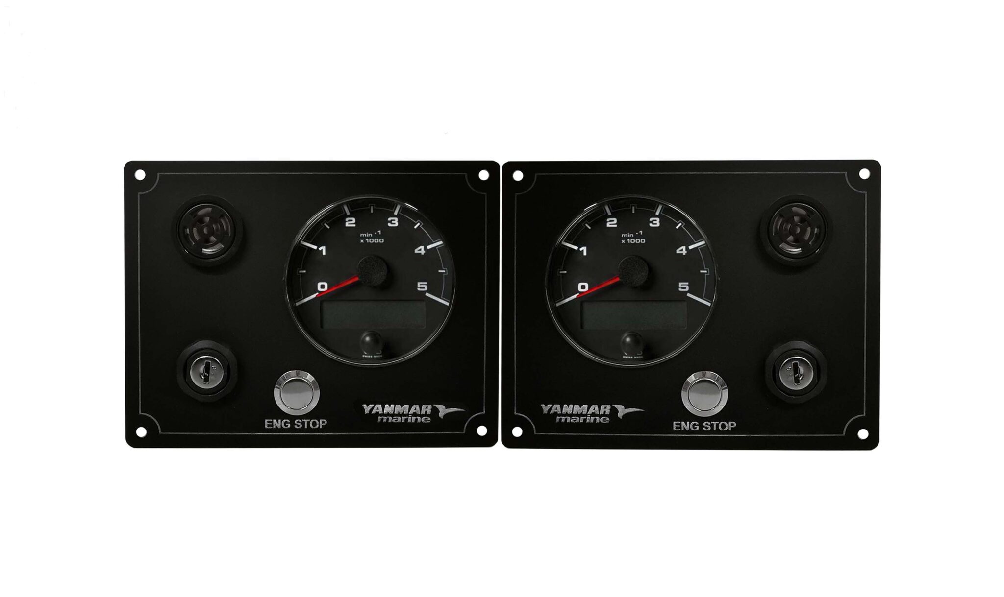 Double Set of Yanmar Engine Panels 2 OceanLink Tachometers | AC DC ...