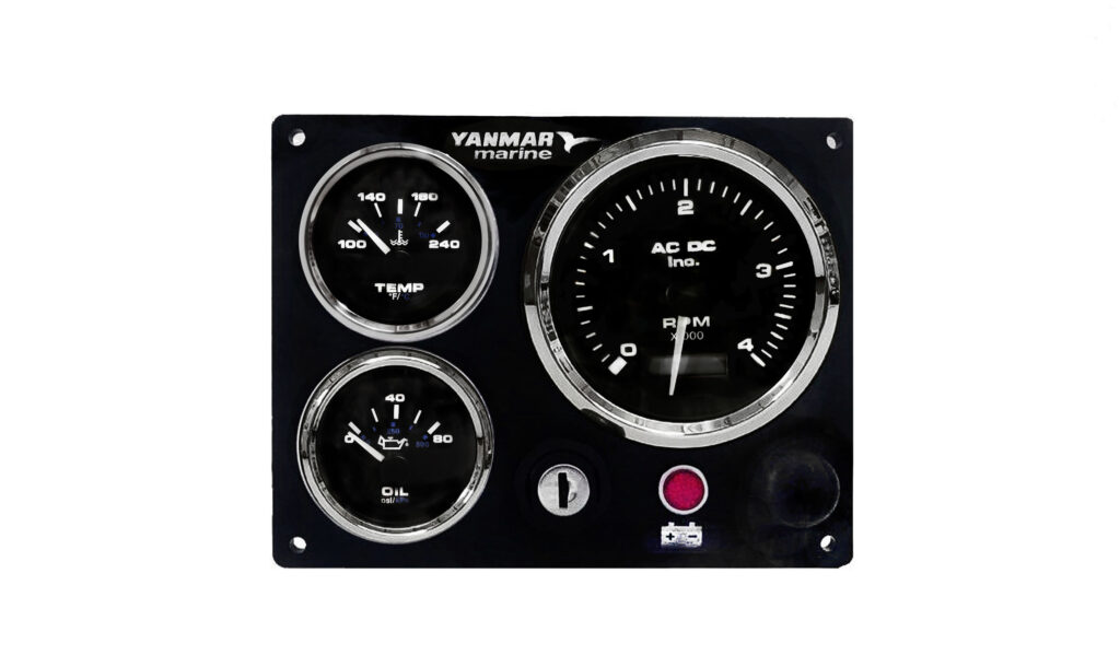 Yanmar Diesel Instrument Panel 3 Premier Gauges (Made in USA) | AC DC ...