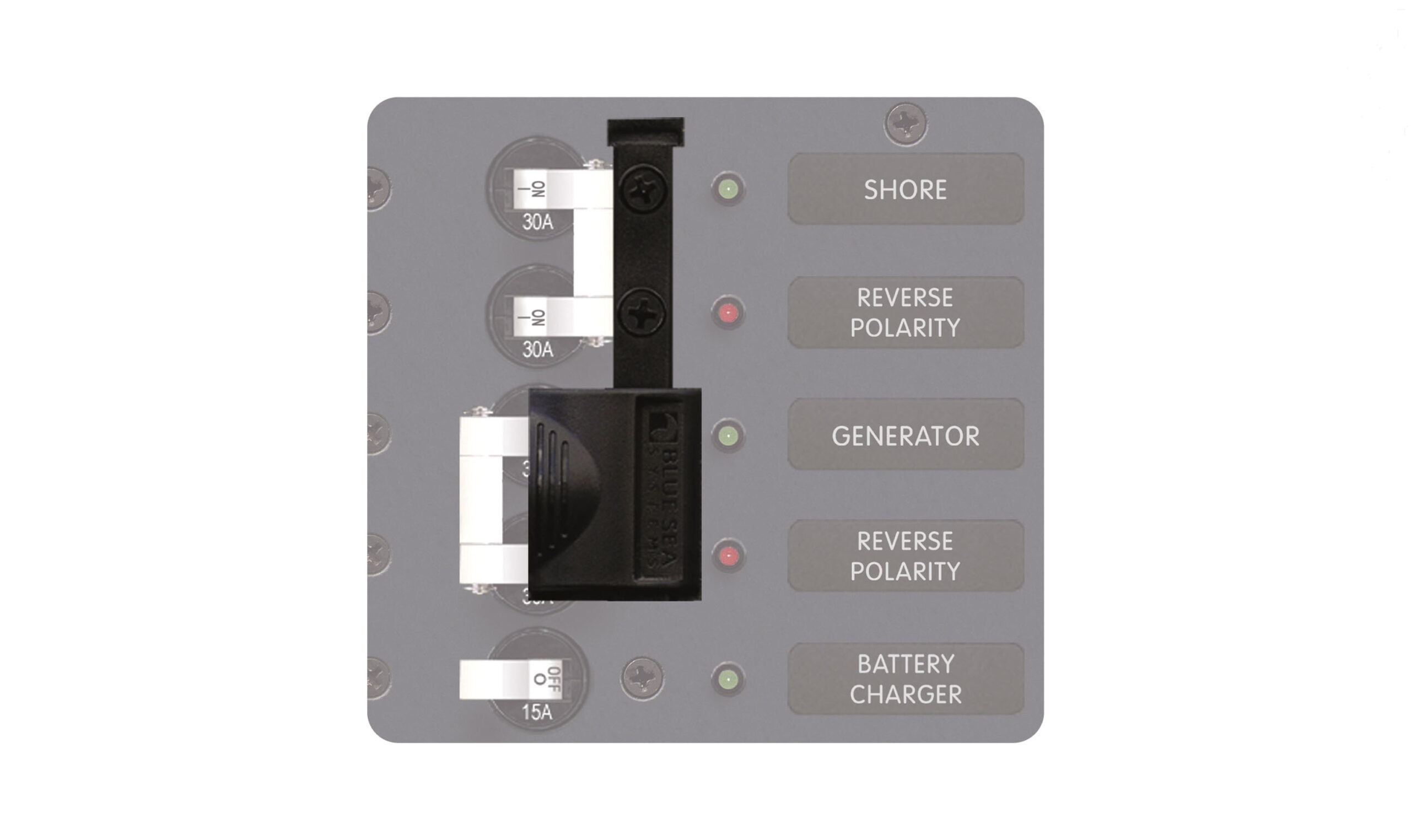 Blue Sea Lockout Slide 2 pos 2 pole – AC DC Marine Inc. Marine Electric ...
