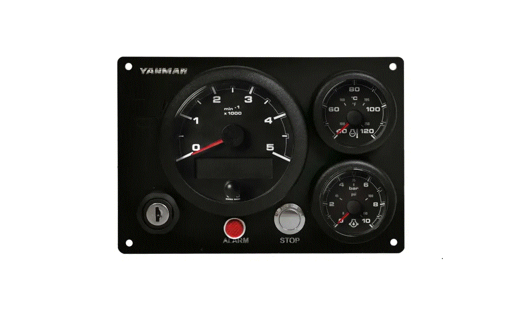 Yanmar Diesel Engine Instrument Panel 3 OceanLink VDO Gauges | AC DC ...
