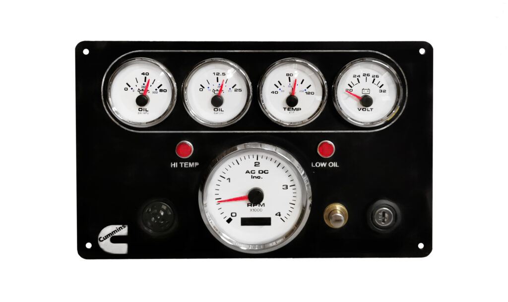 Cummins Engine Instrument Panel 5 Premier Gauges (Made in USA) | AC DC ...