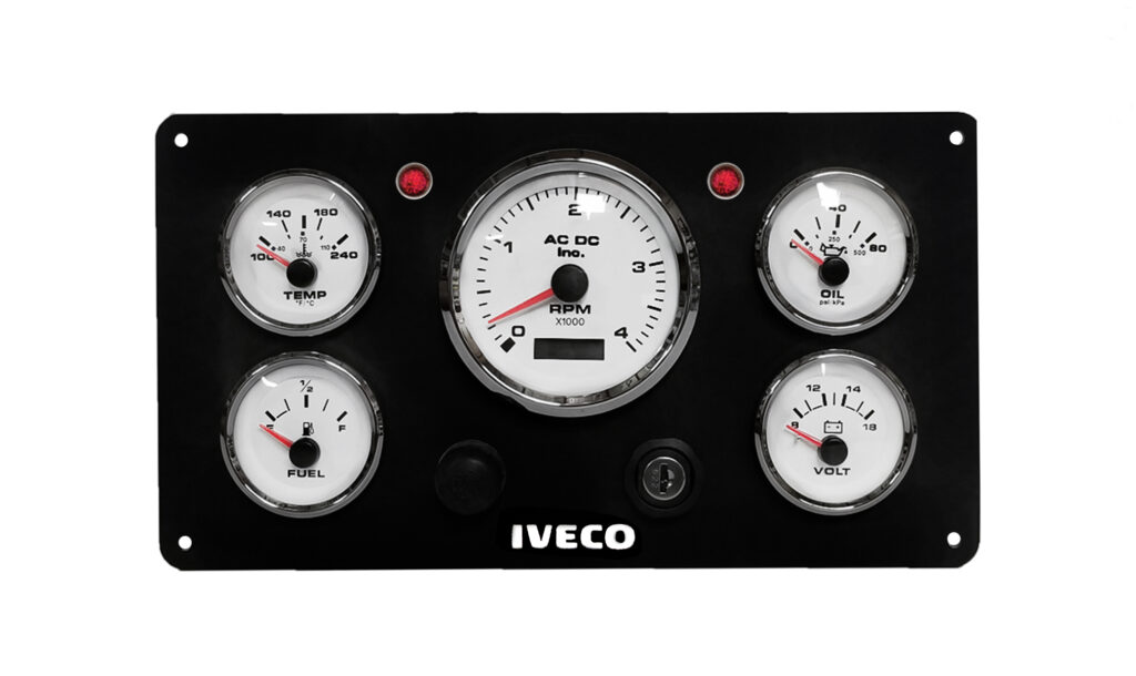 IVECO Diesel Marine Engine Instruments Panel – AC DC Marine Inc.