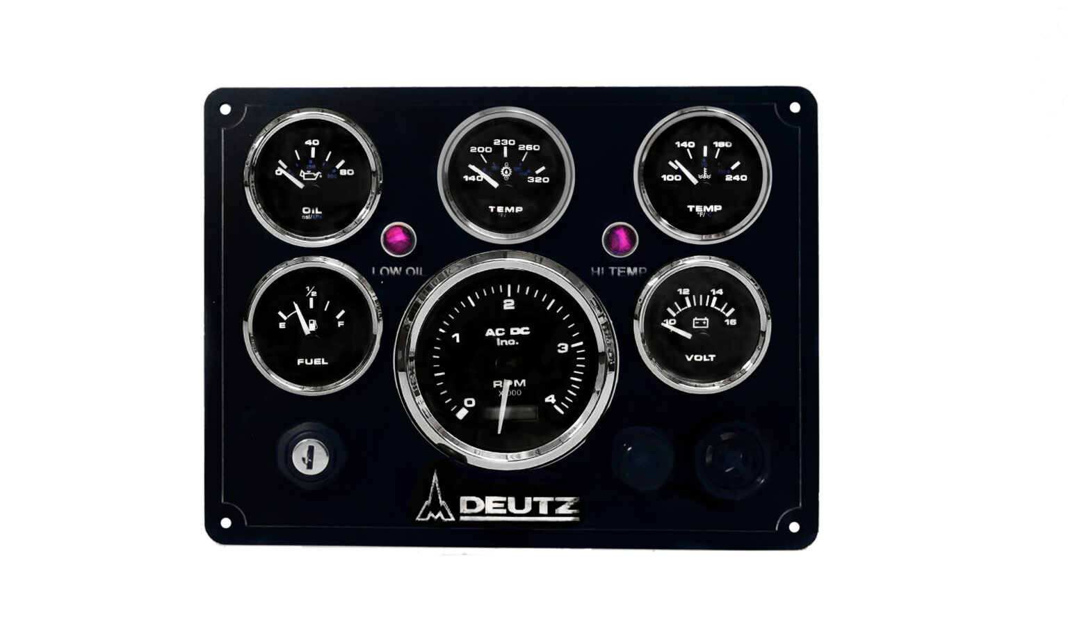 Deutz Diesel Marine Instrument Panel 6 Premier Gauges (Made in USA ...