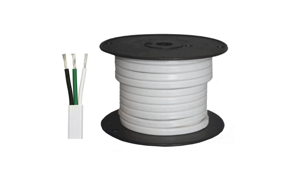 14/3 Gauge Tri-Plex White Jacket Marine Wire – 100 ft. | AC DC Marine ...