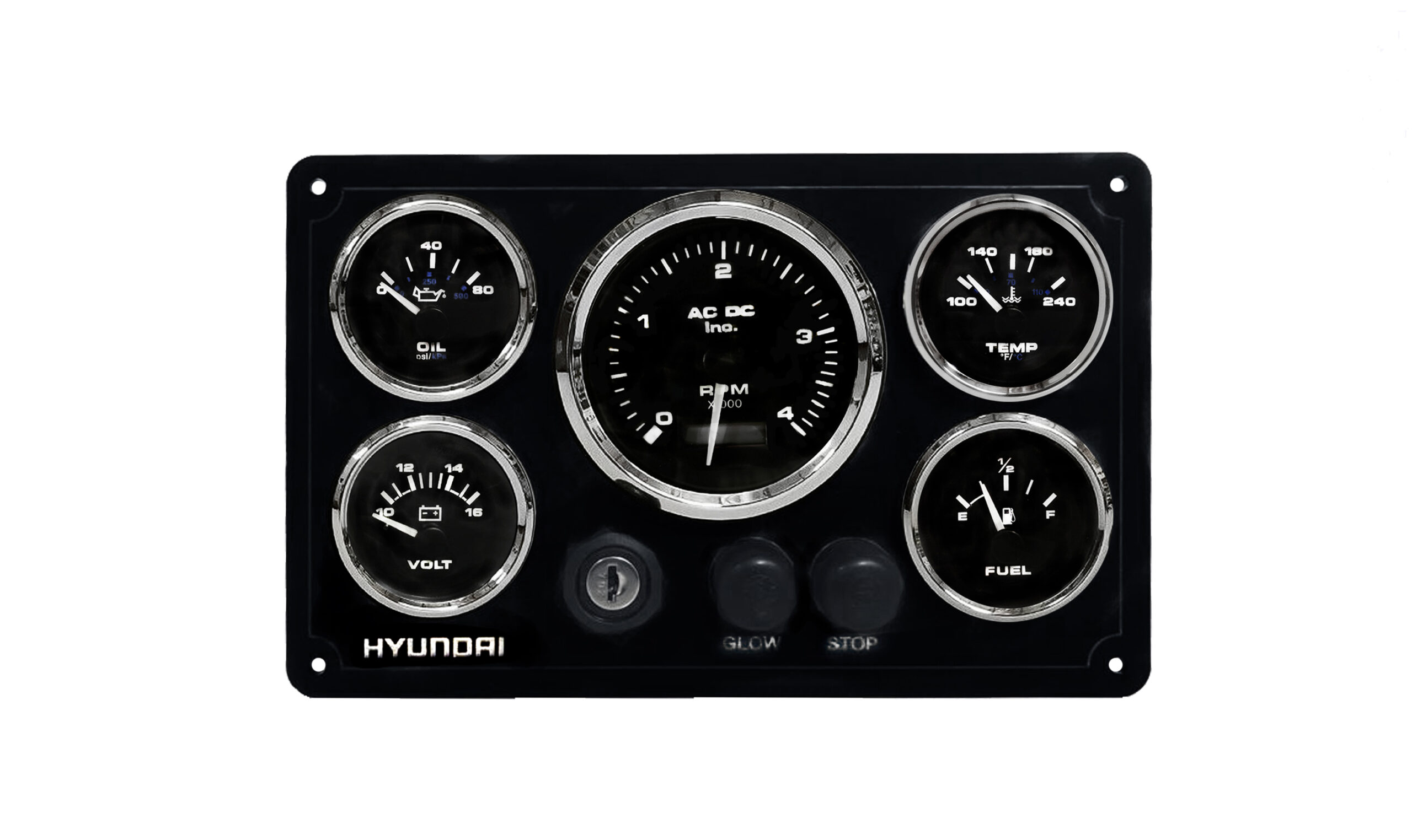 Hyundai Diesel Engine Instrument Panel – 5 Premier Gauges (Made in USA ...