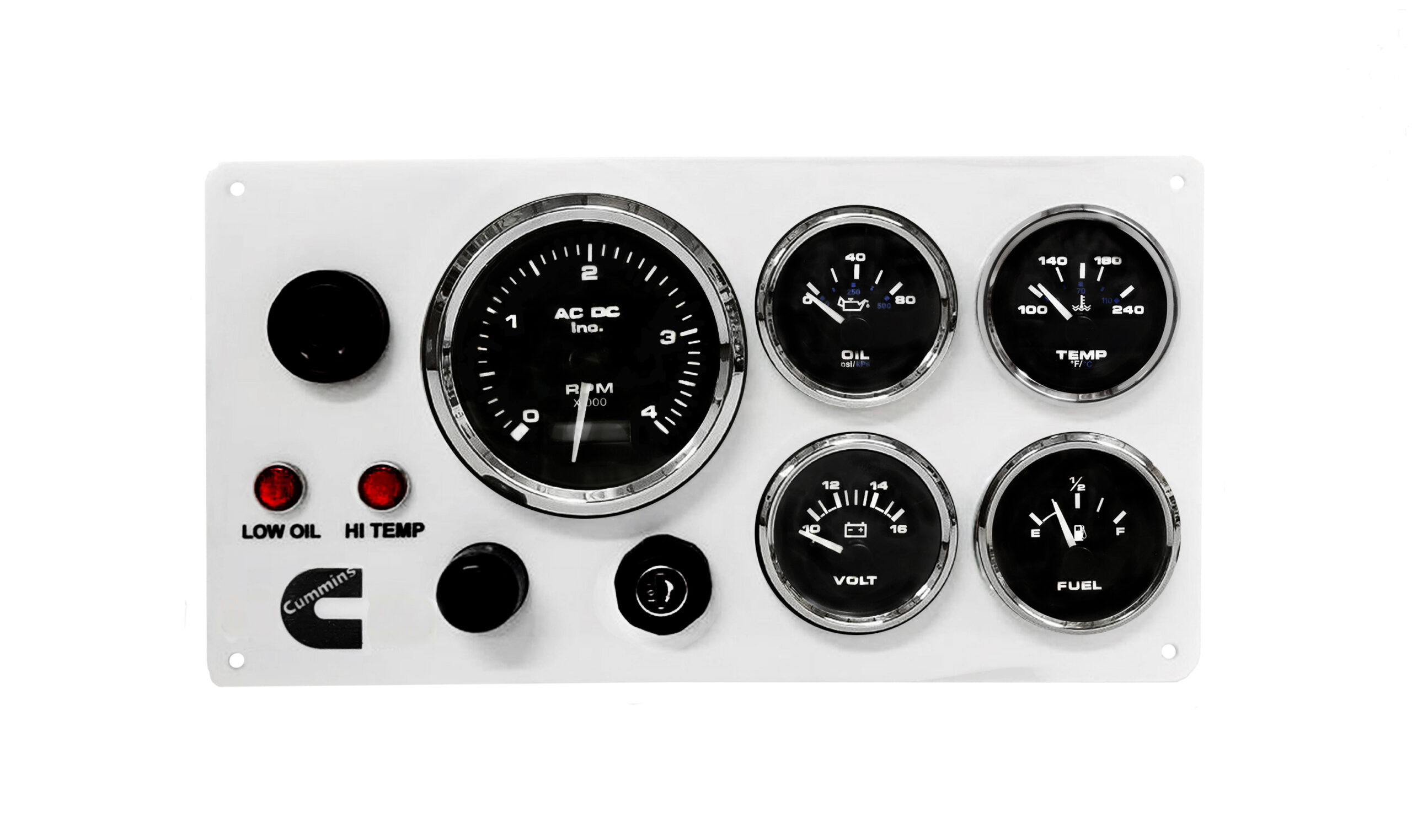 Cummins Engine Instrument Panel 5 Premier Gauges (Made in USA) | AC DC ...
