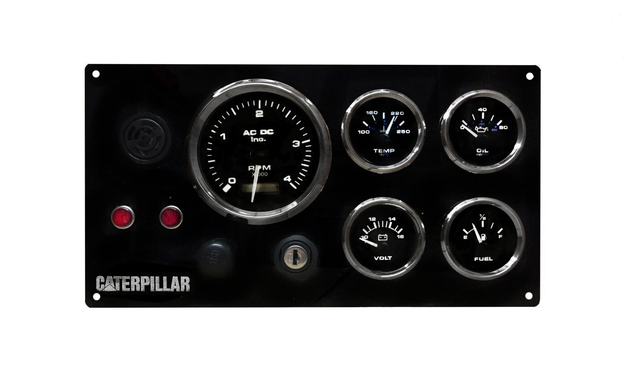 Caterpillar Marine Instrument Panel 5 Premier Gauges (Made in USA) | AC ...