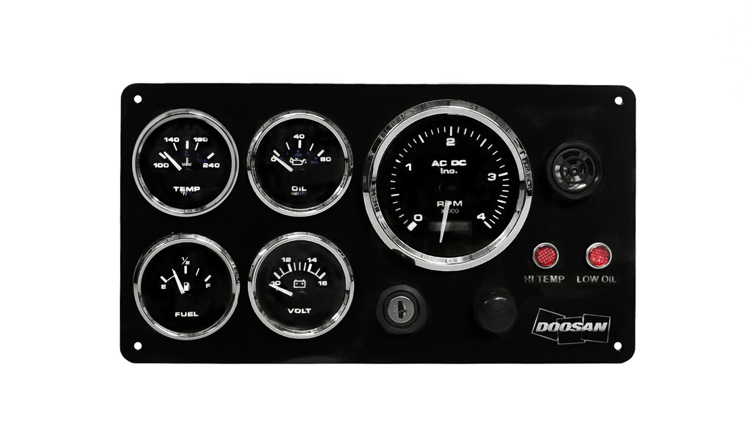 Doosan Diesel Engine Instrument Panel 5 Premier Gauges (Made in USA ...