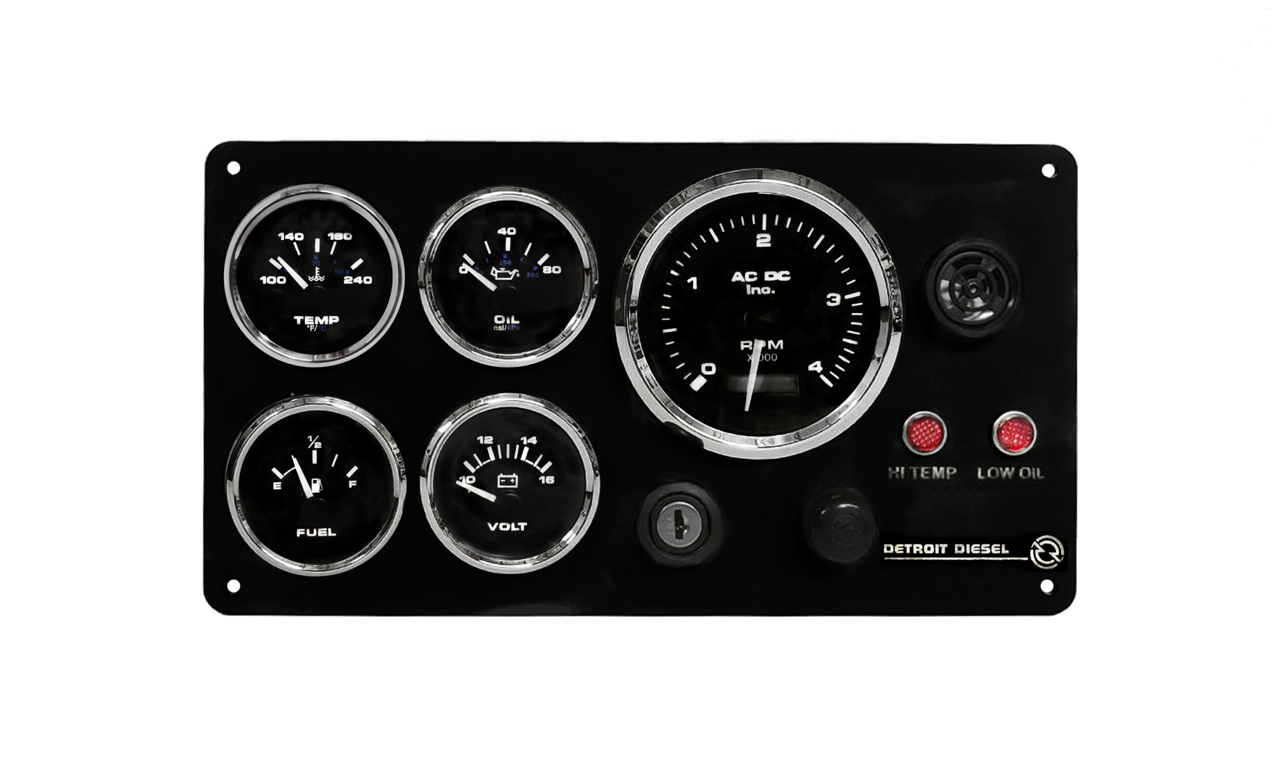 Detroit Diesel Marine Panel 5 Premier Gauges (Made in USA) | AC DC ...
